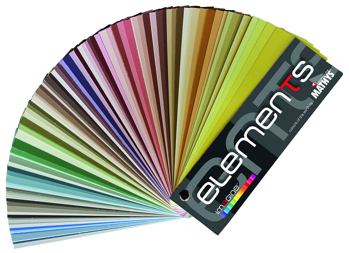 Elements colour chart